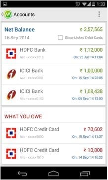 MONEY VIEW - Android App - Track your Expenses