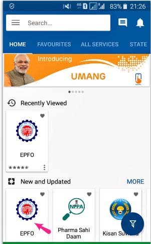 Umang App : How to submit online EPF claim through UMANG?